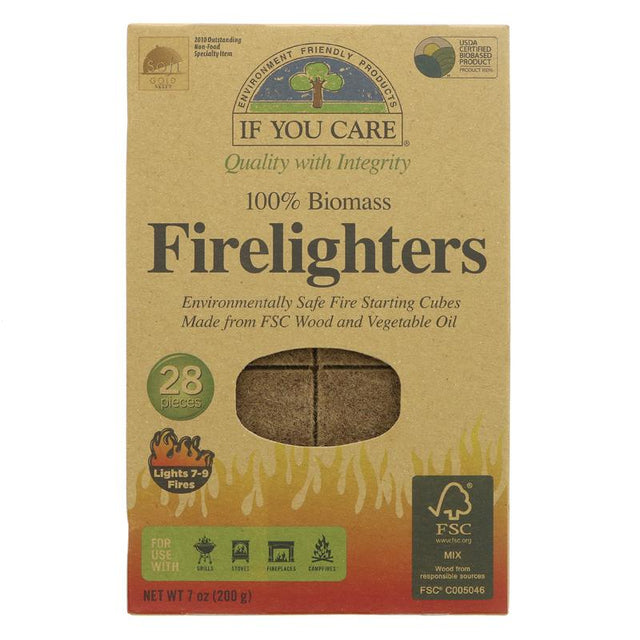 Plastic Free Eco Firelighters | If You Care – The Good Lyfe